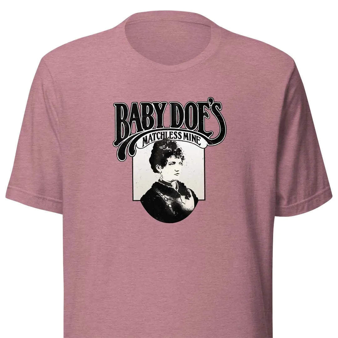 Baby Doe’s Matchless Mine Restaurant Unisex Retro T-shirt – Bygone Brand