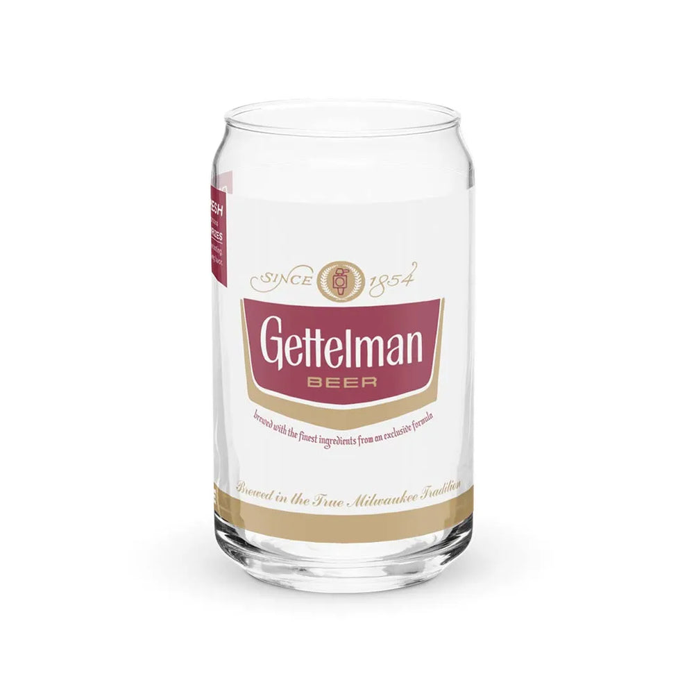 Gettelman Beer Can-shaped glass Milwaukee – Bygone Brand