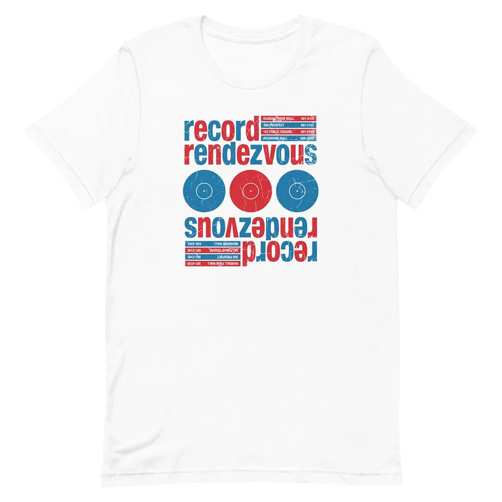 Record Rendezvous Cleveland Unisex Retro T-shirt – Bygone Brand