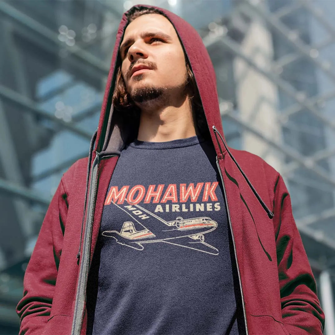 Mohawk Airlines Unisex Retro T-shirt – Bygone Brand