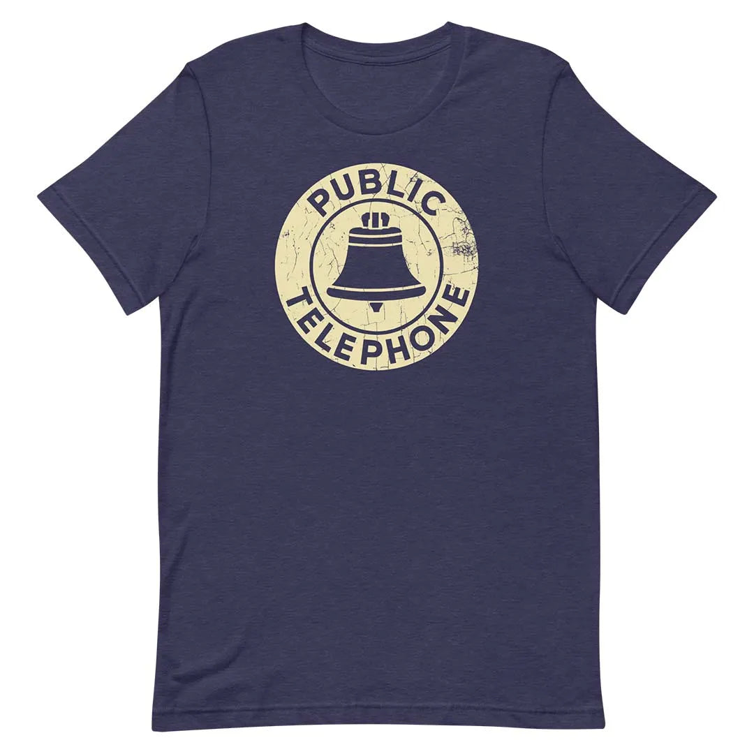 Public Telephone Short-Sleeve Unisex Retro T-shirt – Bygone Brand
