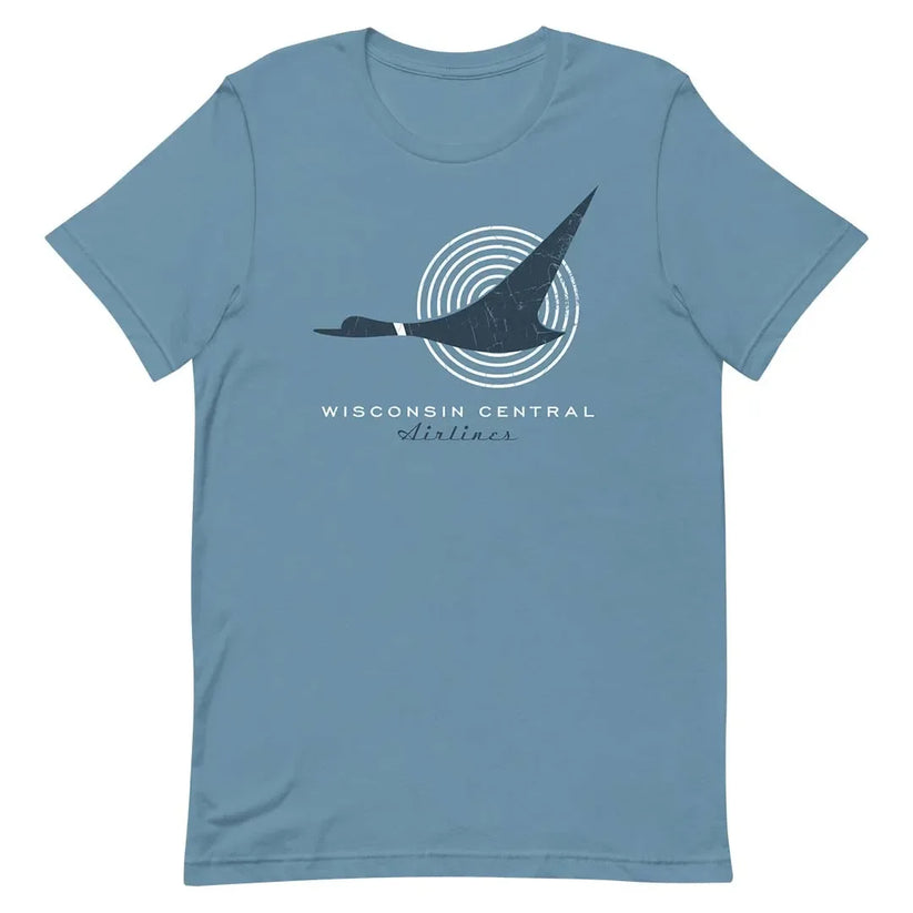 Wisconsin Central Airlines Unisex Retro T-shirt – Bygone Brand
